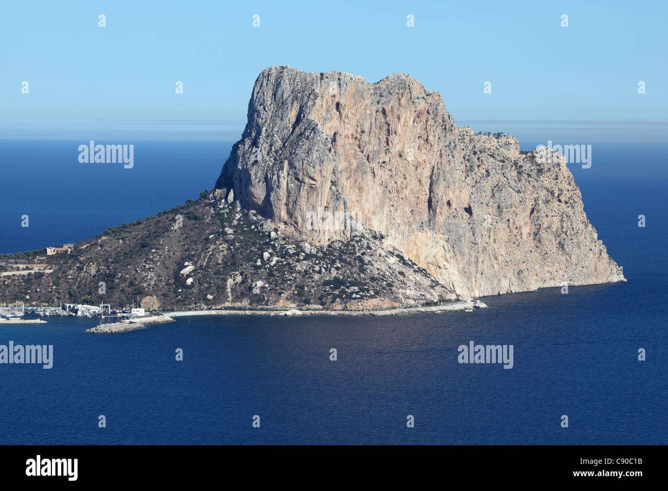 The famous rock Penon de Ifach in Calpe, Spain Stock Photo - Alamy