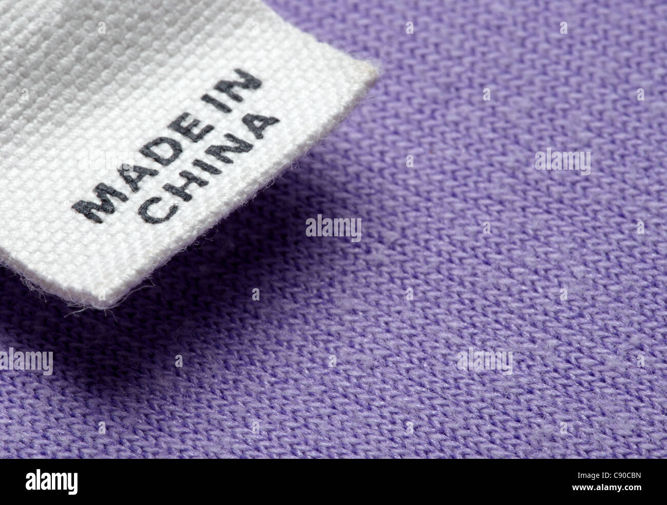 close up of clothing label Stock Photo - Alamy