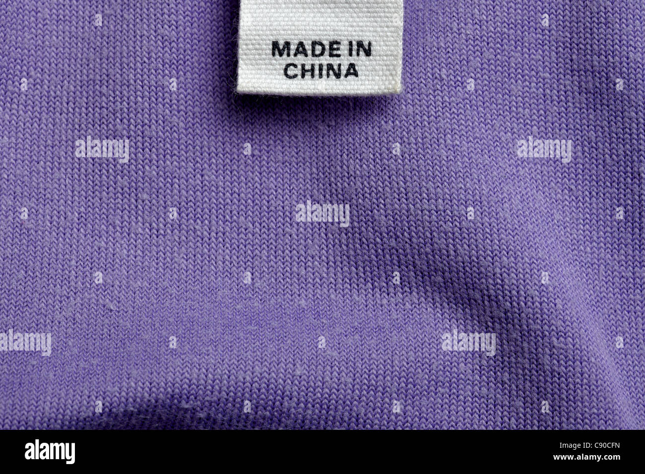 Clothing label made china hi-res stock photography and images - Alamy