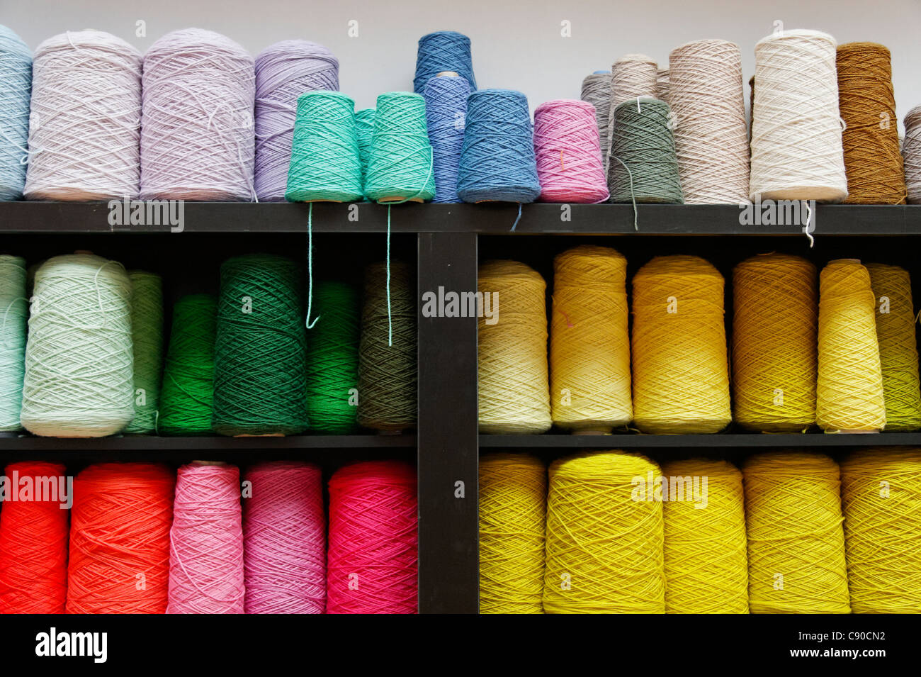 Reels of Silk Thread Stock Photo - Alamy