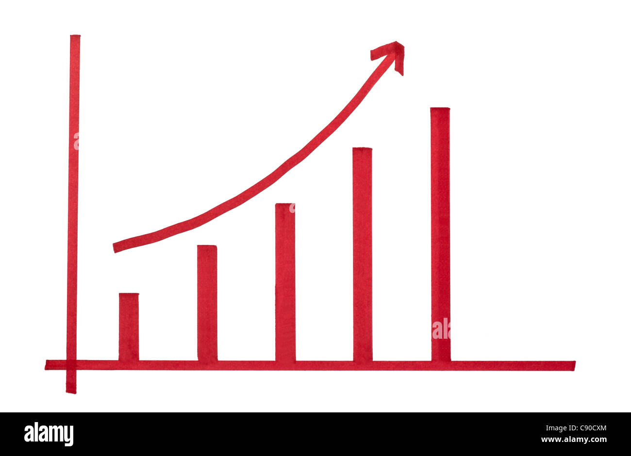 Trading business chart Cut Out Stock Images & Pictures - Alamy