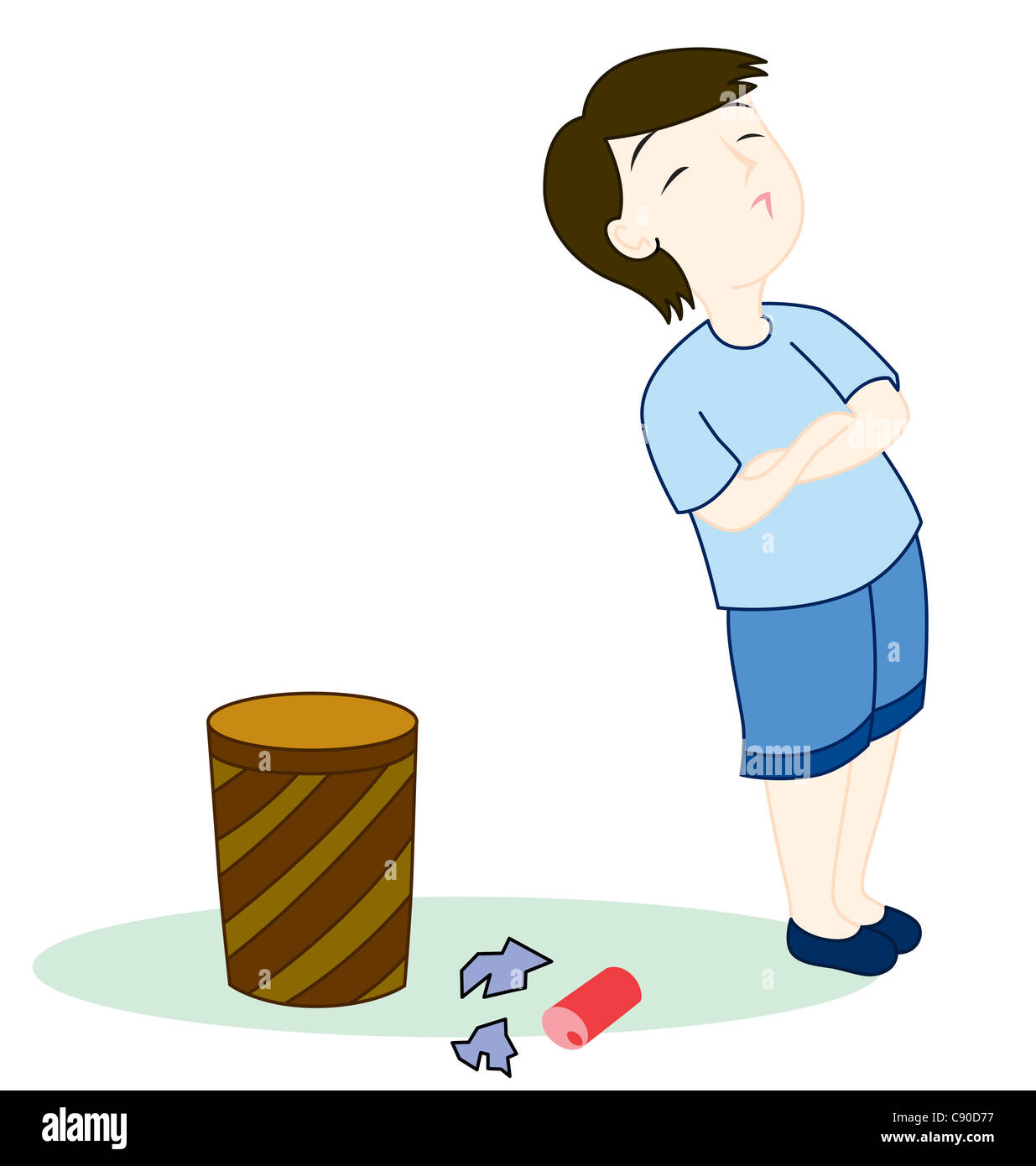 Stubborn Face Cartoon