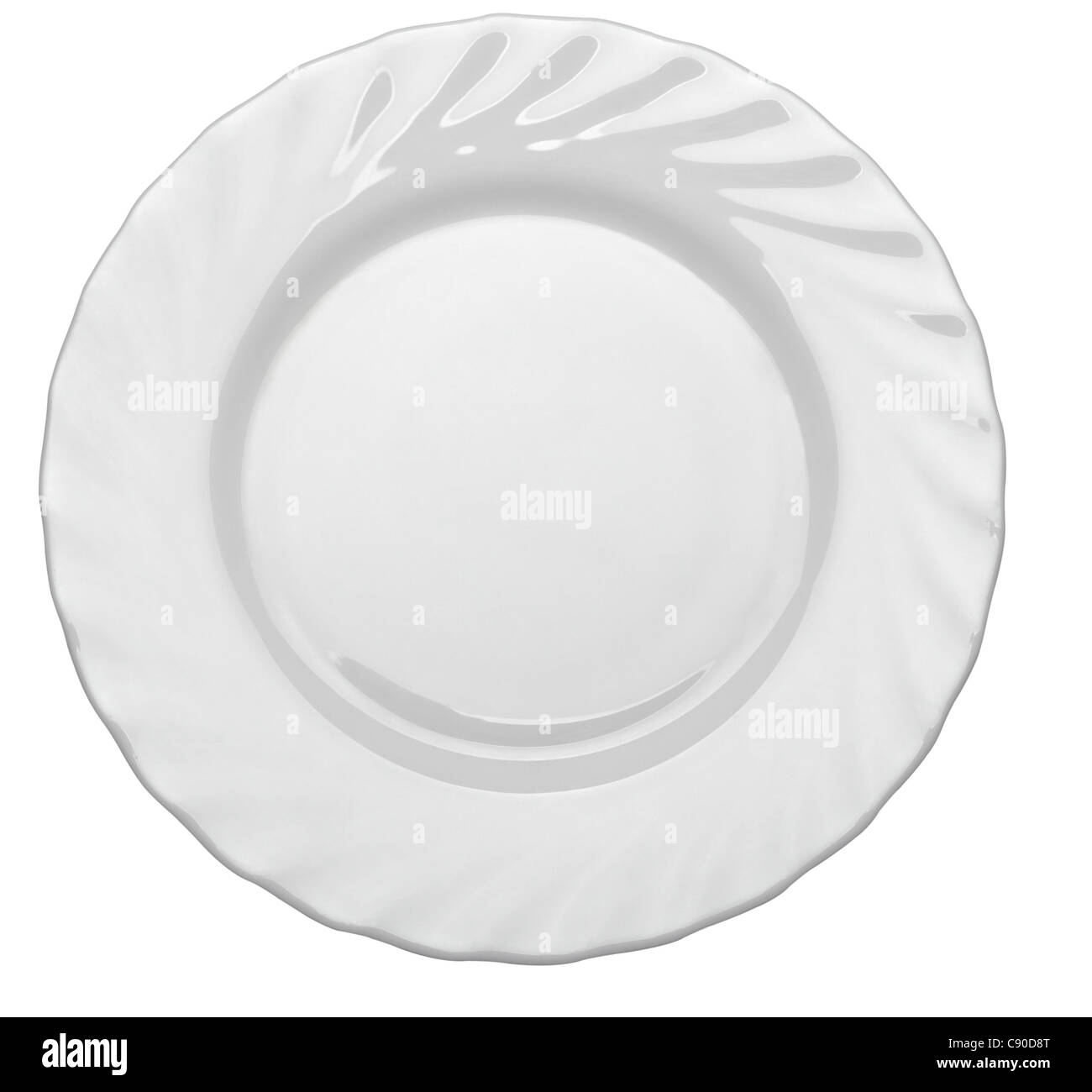Round white dining table Black and White Stock Photos & Images - Alamy