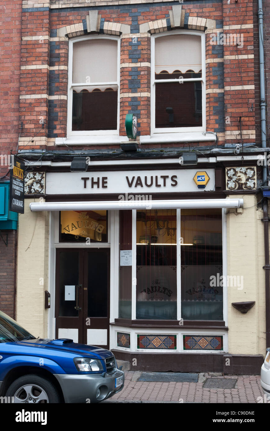 The Vaults bar and public house in the historic market town of Tenbury ...