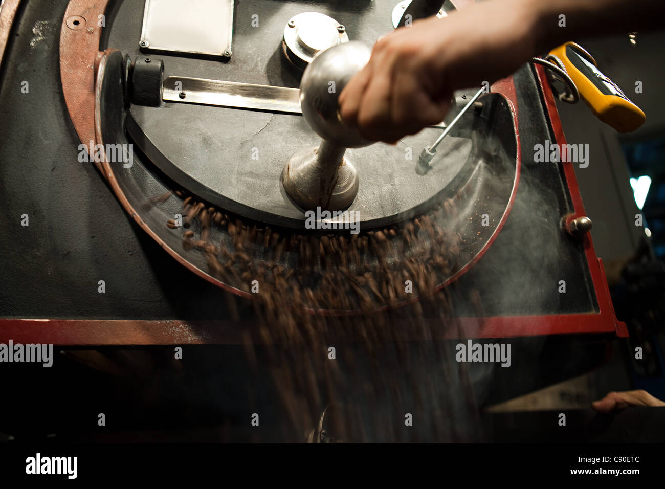 Moving Coffee Beans High Resolution Stock Photography and Images - Alamy