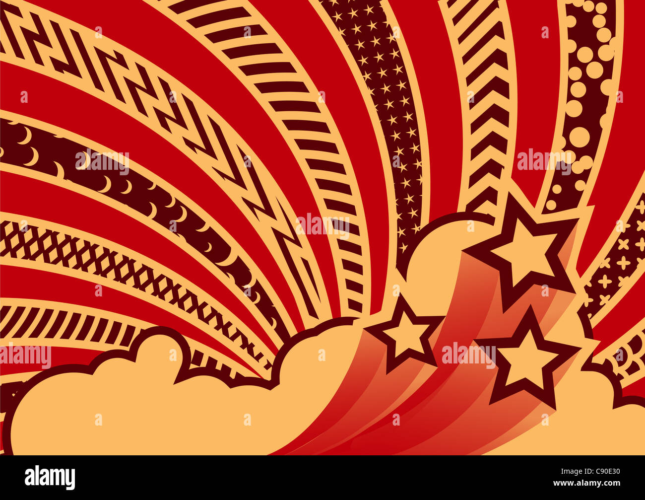 funky looking graf element. Pattern background Stock Photo - Alamy