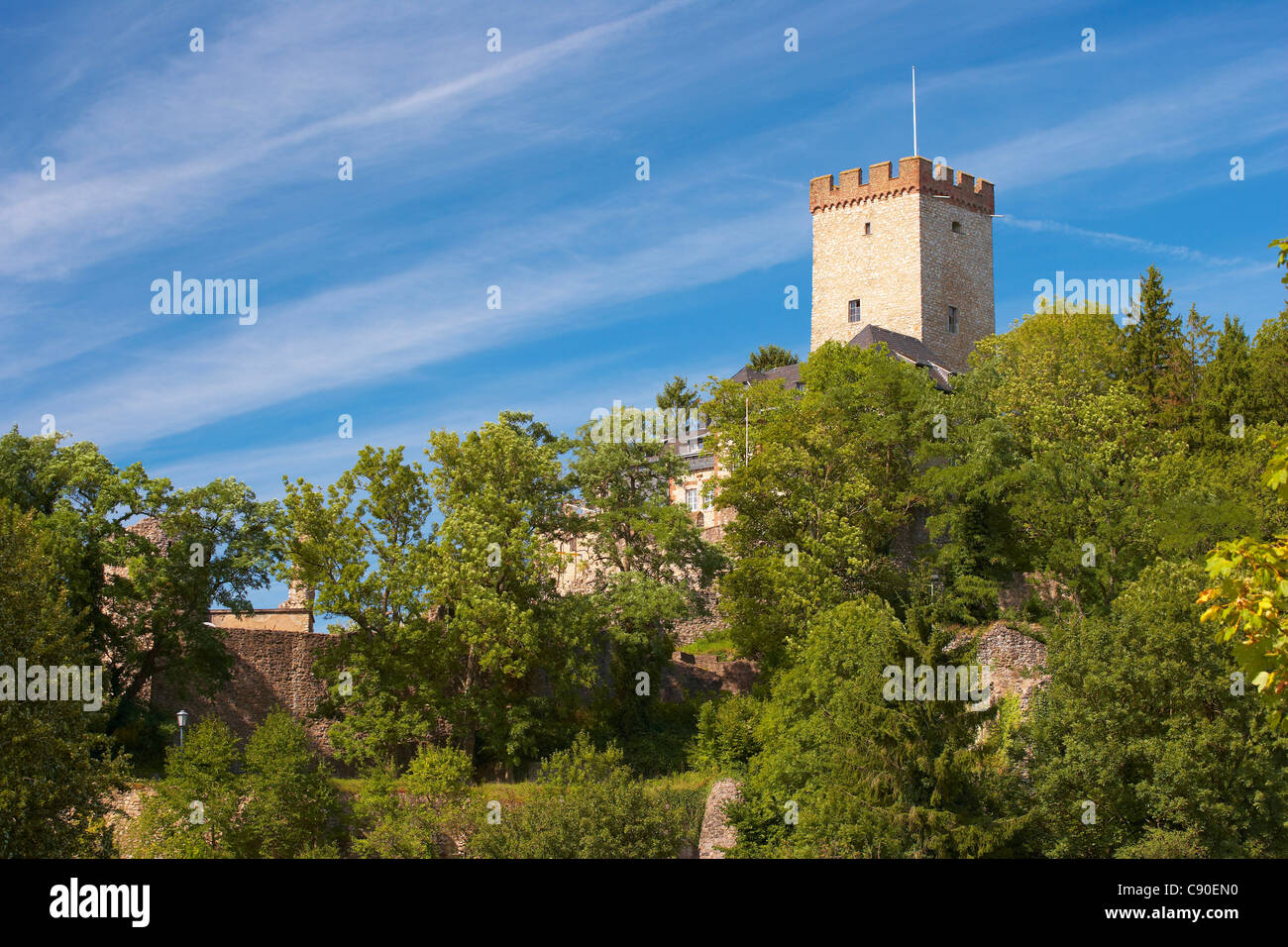 Burg Kerpen (castle), Kerpen, Eifel, Rhineland-Palatinate, Germany ...