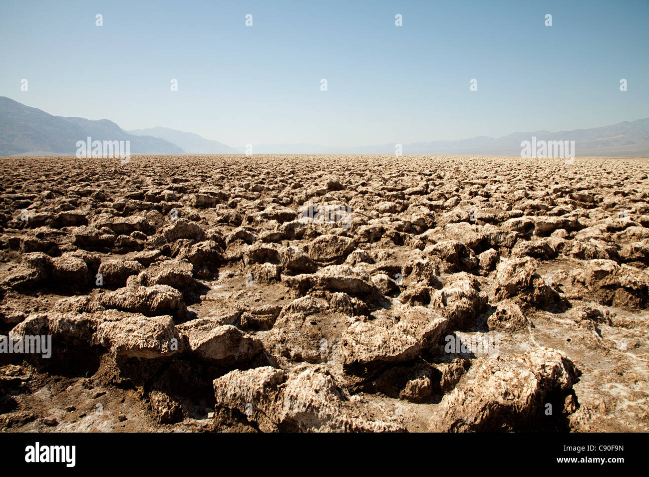 The Devil's Golf Course, Death Valley, Nevada, USA Stock Photo - Alamy