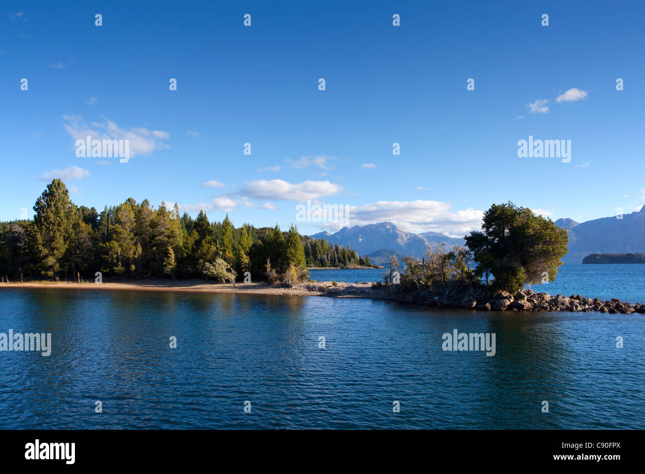 Lago Nahuel Huapi, near San Carlos de Bariloche, Rio Negro, Patagonia ...