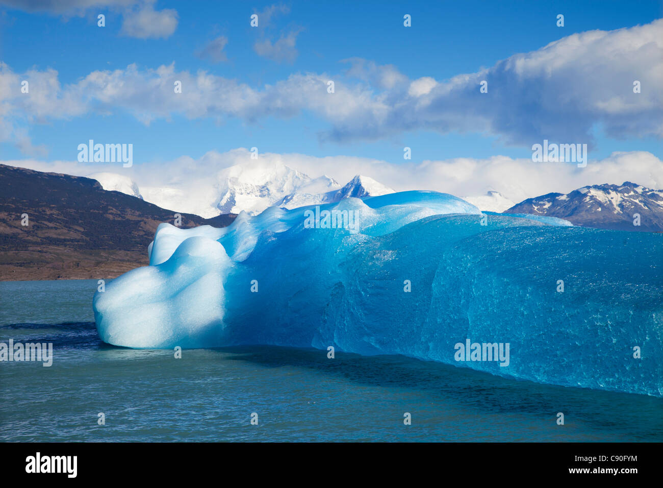 Icebergs at Lago Argentino, Los Glaciares National Park, near El ...
