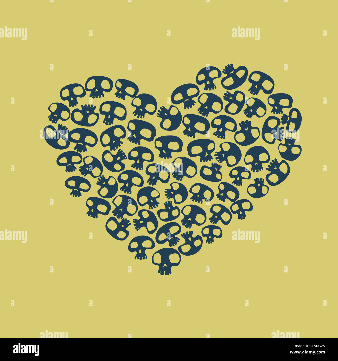 Love punk rock symbol heart hi-res stock photography and images - Alamy