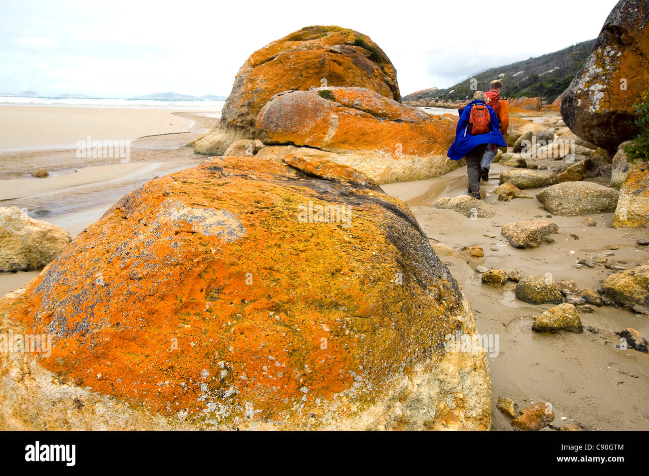 Granite rocks at Oberon Bay, Wilsons Promontory National Park, Victoria ...