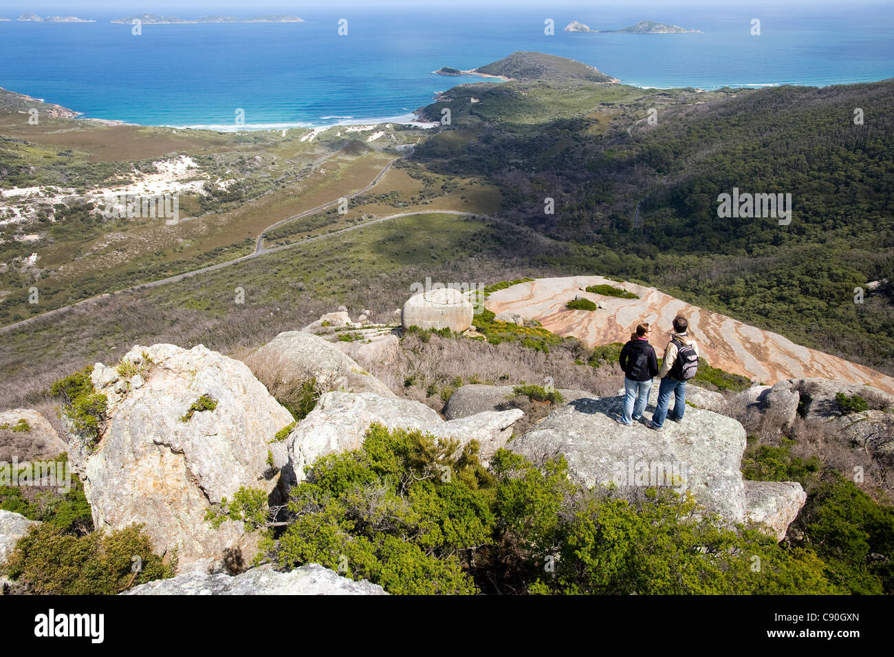 View from the top of Mt. Bishop, Wilsons Promontory National Park ...