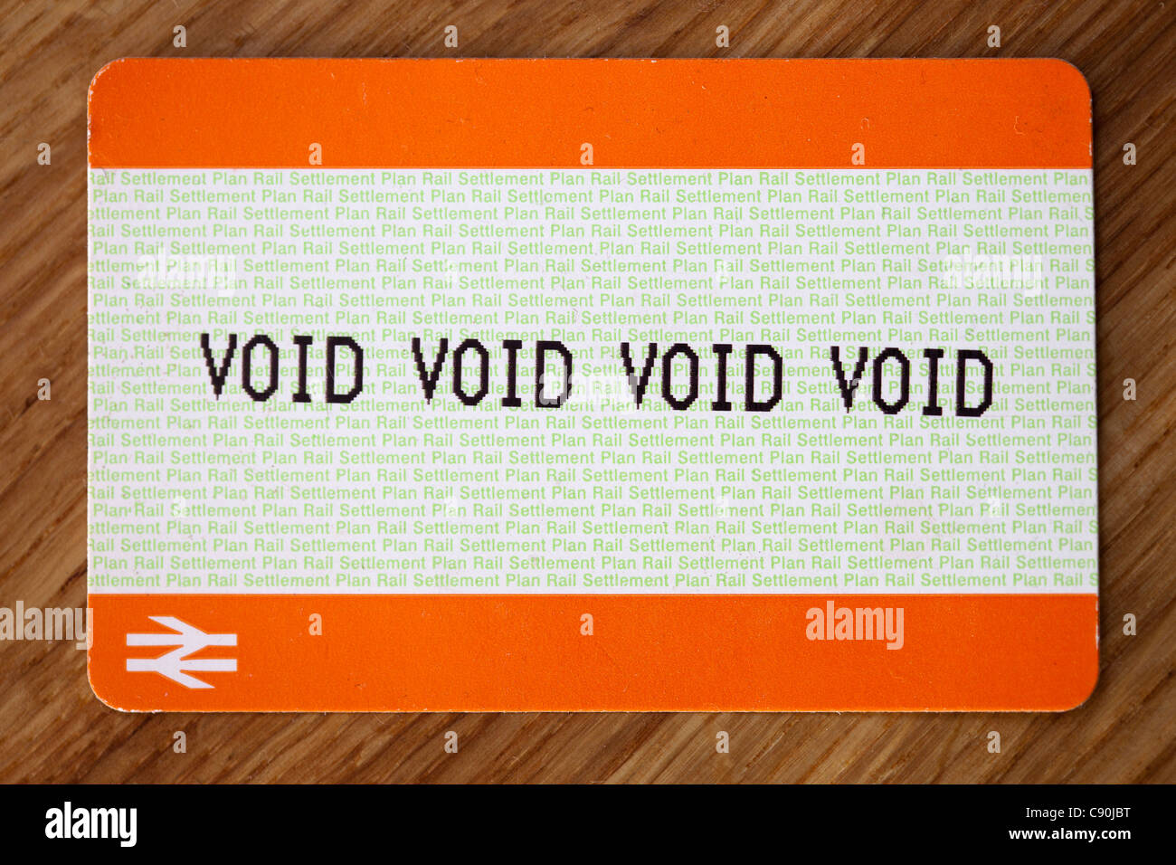 Void Train Ticket Stock Photo - Alamy