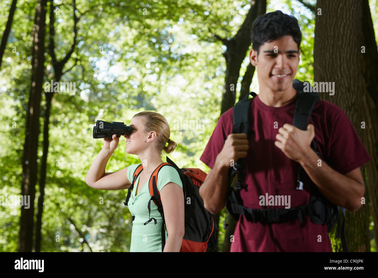 Woman Birdwatching High Resolution Stock Photography and Images - Alamy