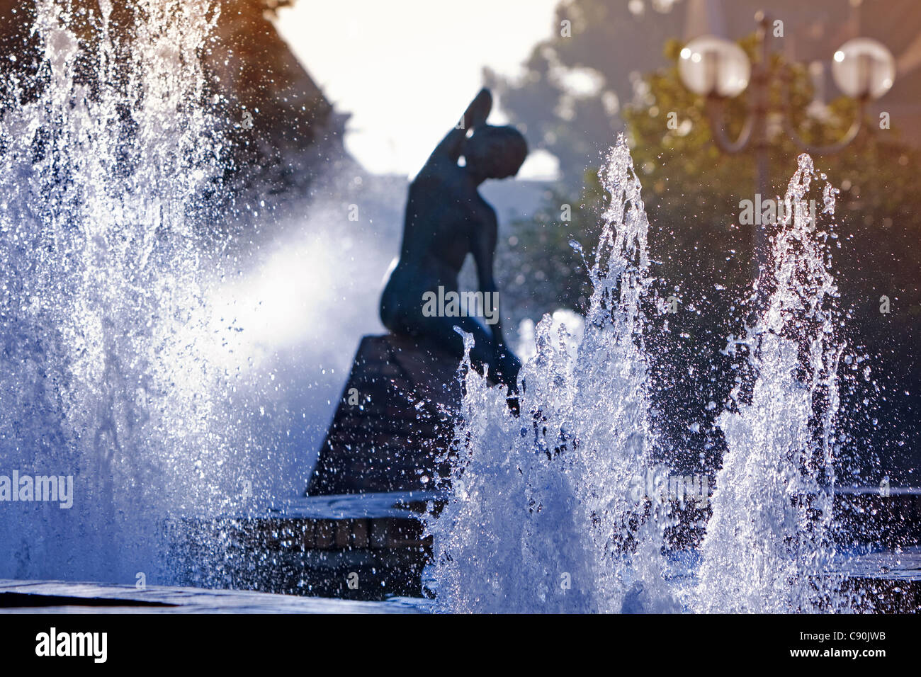 Fountain statue public square feature hi-res stock photography and ...