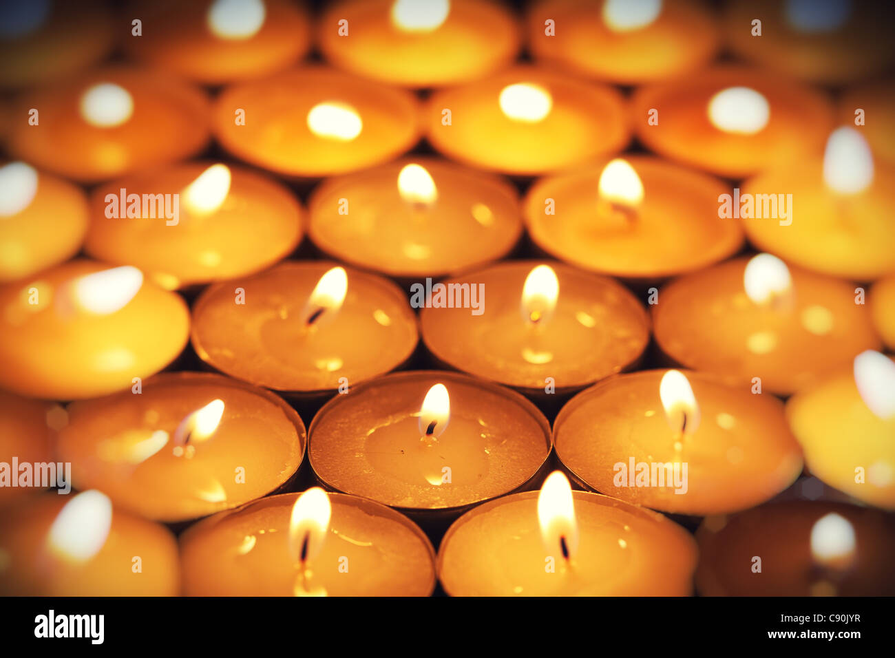 closeup image of little candle Stock Photo - Alamy