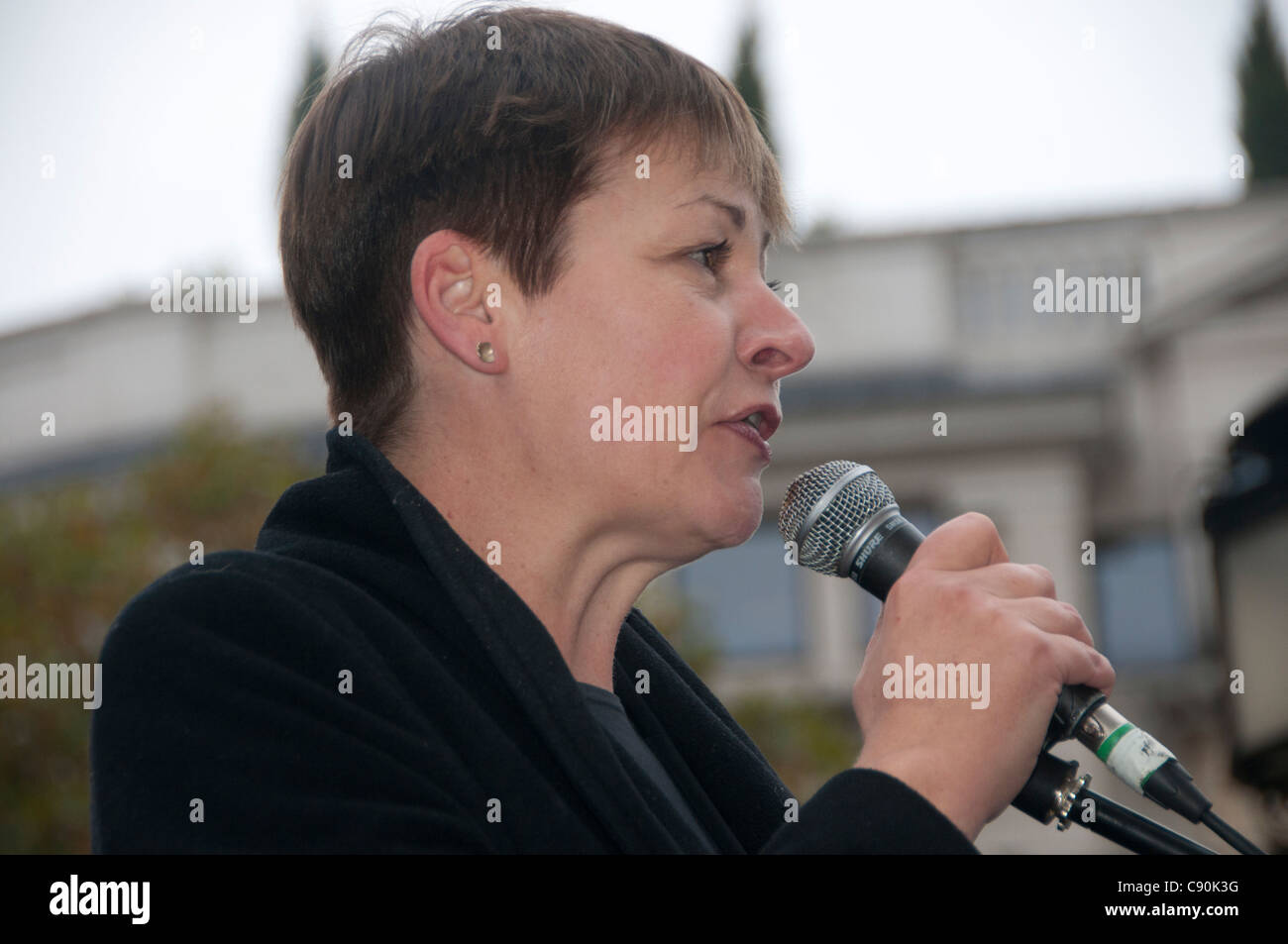 Caroline lucas green party mp hi-res stock photography and images - Alamy