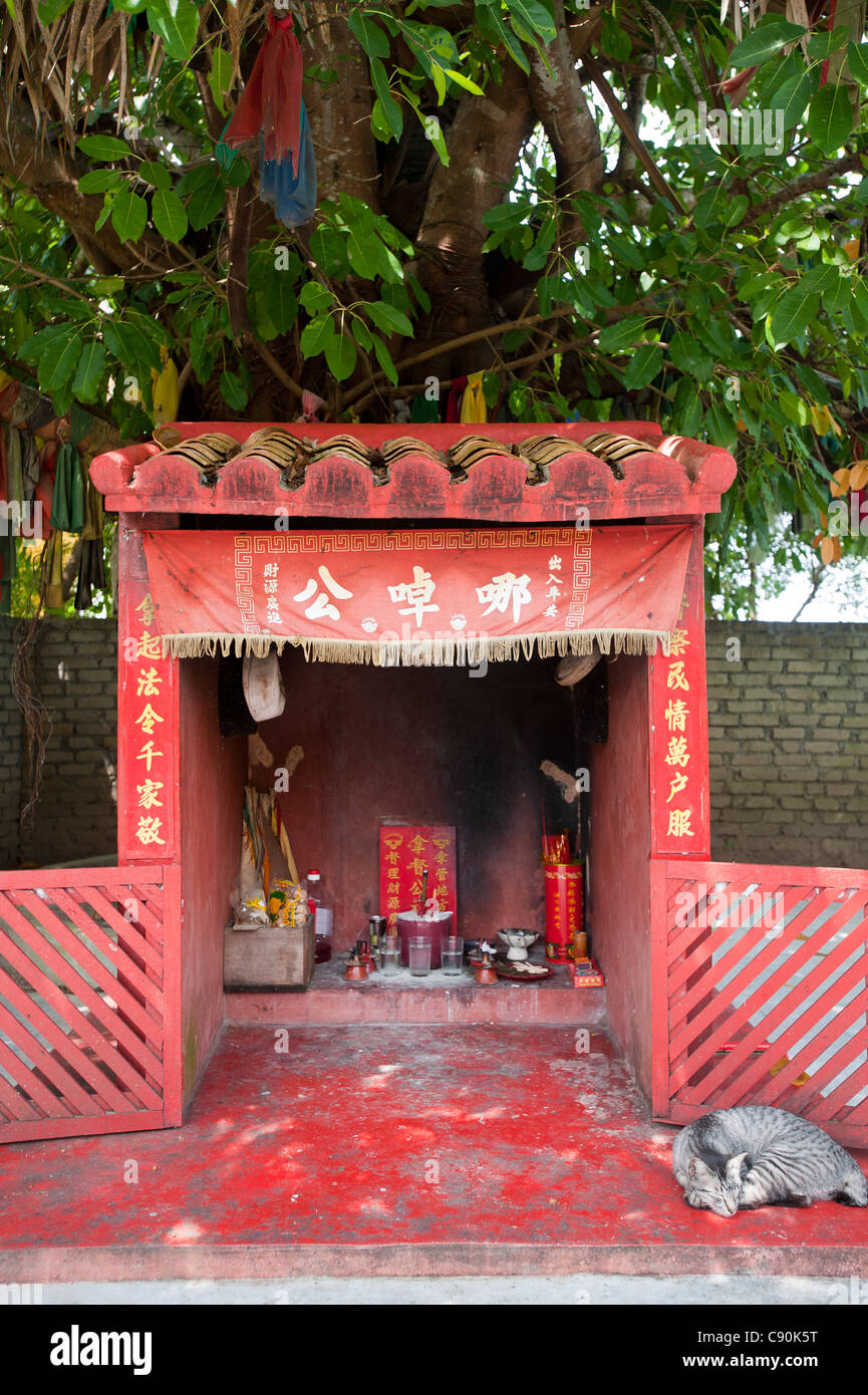 Chinese shrine at Temple Tree Resort, Lankawi Island, Malaysia, Asia ...