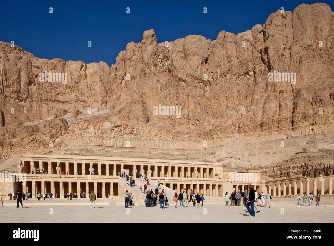 Deir al Bahri, Temple of Hatshepsut, Luxor, ancient Thebes, Egypt, Africa Stock Photo - Alamy