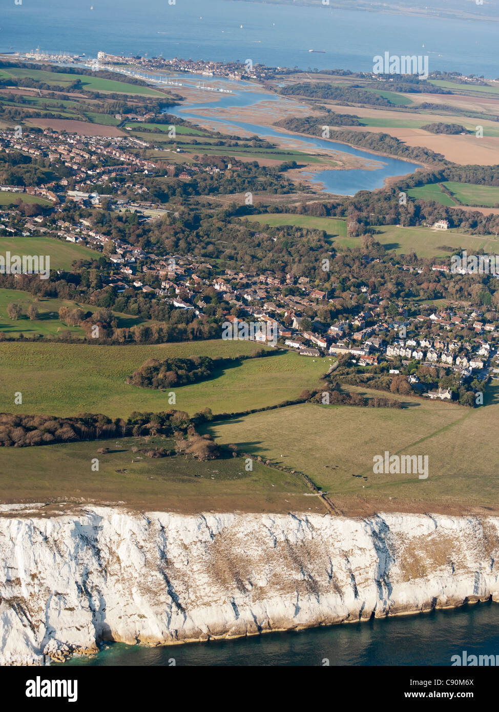 Isle of wight aerial hi-res stock photography and images - Alamy
