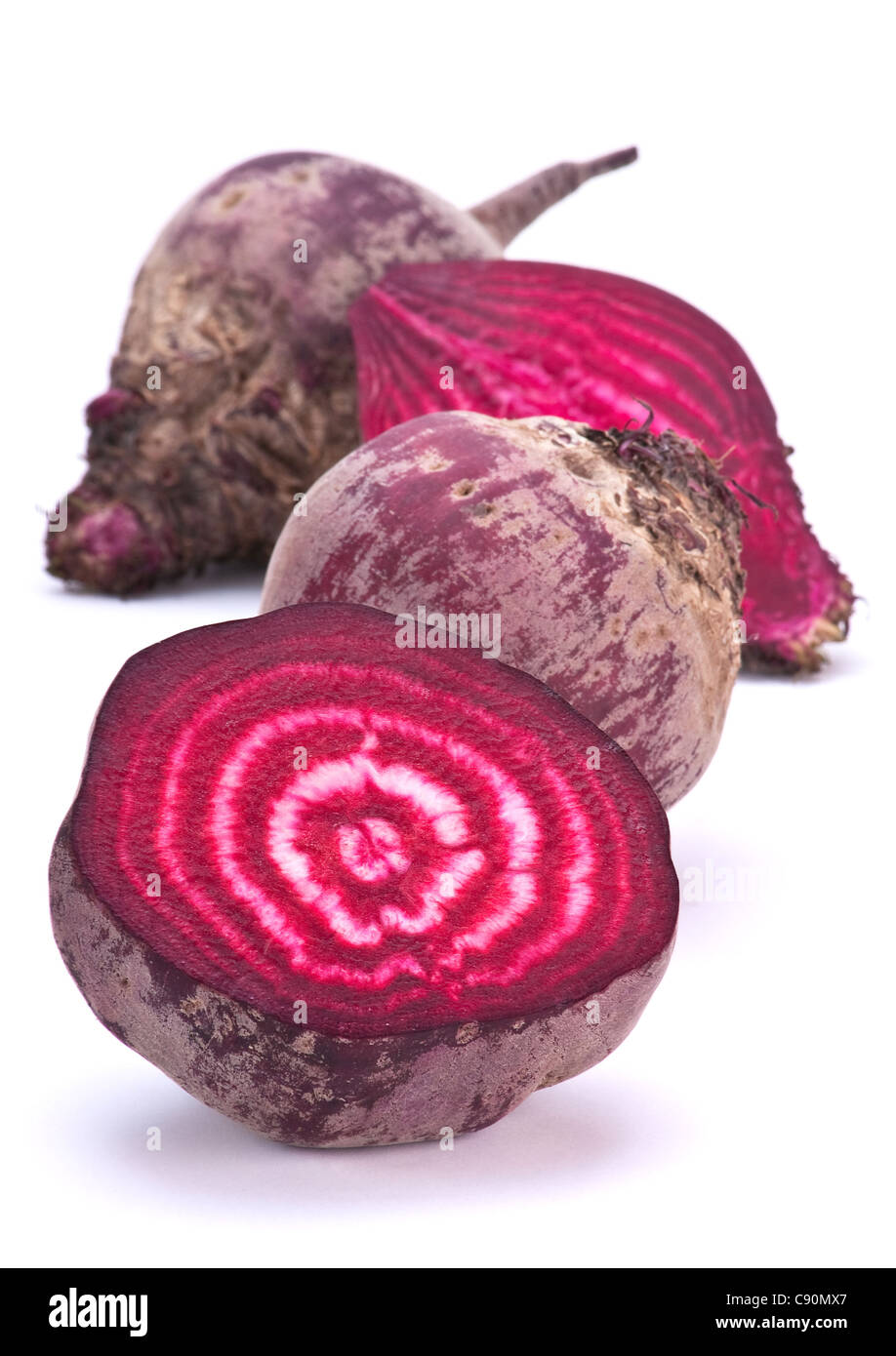 Ripe bet root vegetable isolated on white Stock Photo - Alamy
