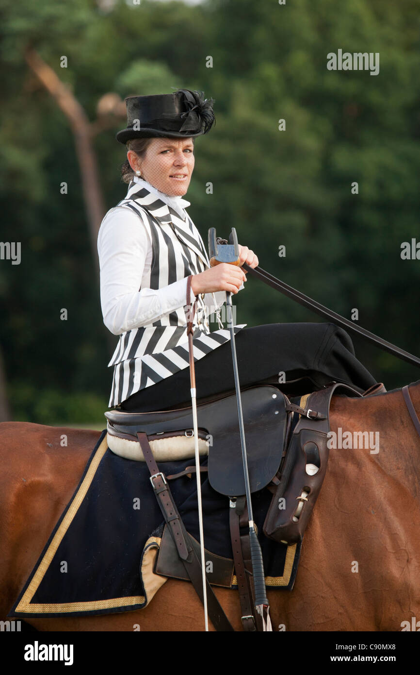 Polo horse player Sandhurst Military academy sport Stock Photo - Alamy