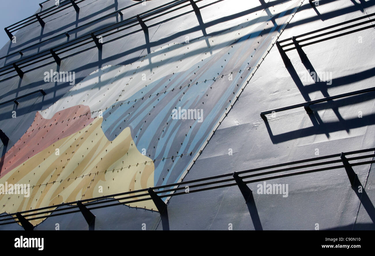 funnel on cross channel ferry showing logo Stock Photo - Alamy