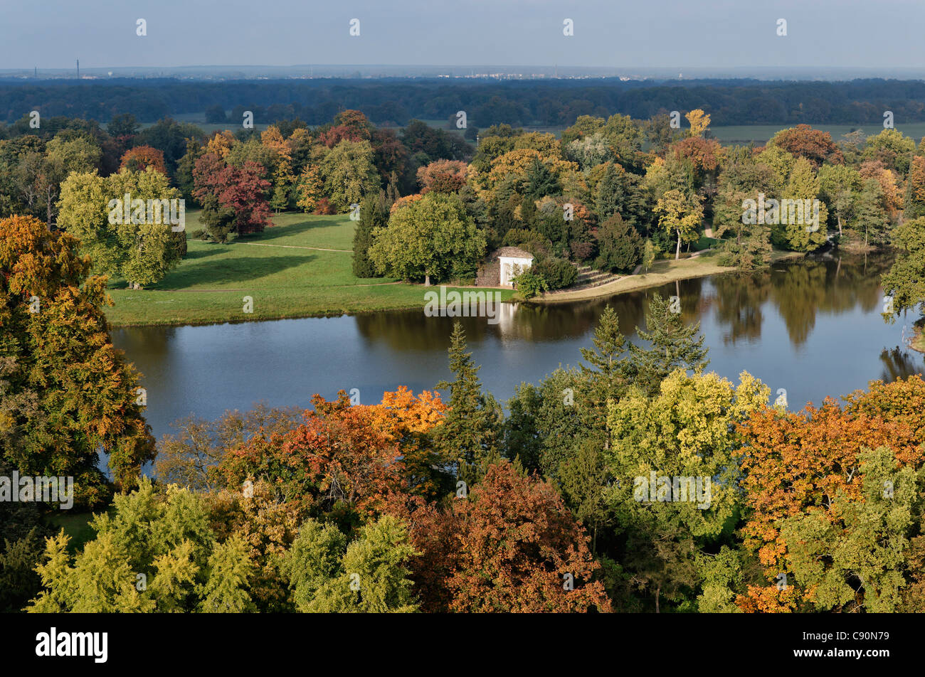 Woerlitz Lake, Woerlitz, Dessau, Saxony-Anhalt, Germany Stock Photo - Alamy