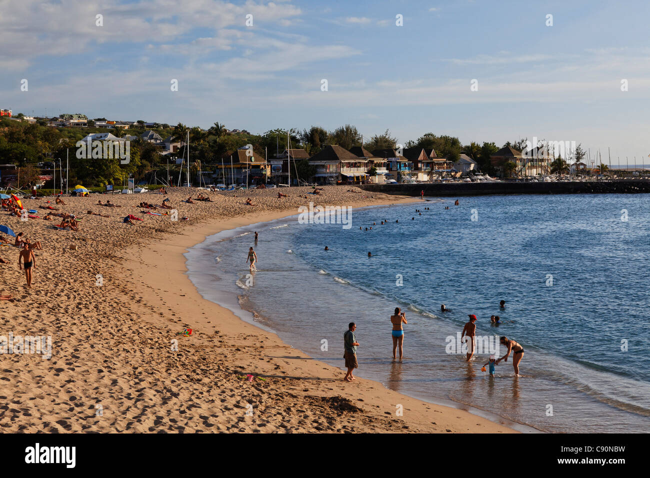 Reunion island people on the beach hi-res stock photography and images ...