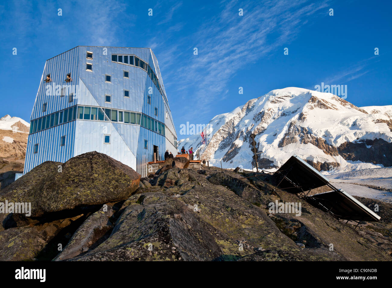 Monte rosa hut hi-res stock photography and images - Alamy