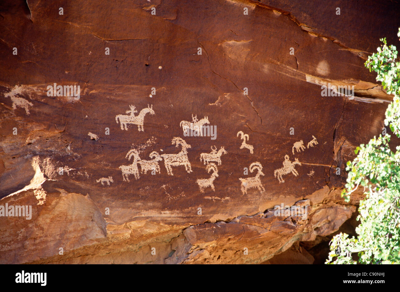 Indian rock art hi-res stock photography and images - Alamy