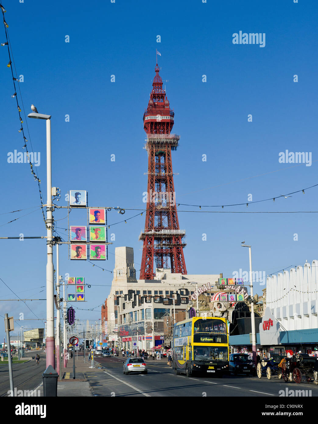 Blackpool tower wp hi-res stock photography and images - Alamy