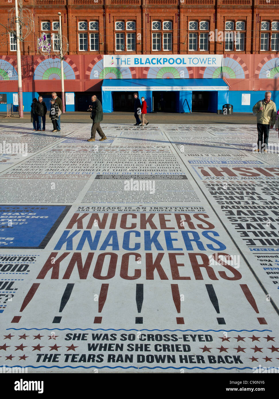 Comedy carpet in blackpool hi-res stock photography and images - Alamy