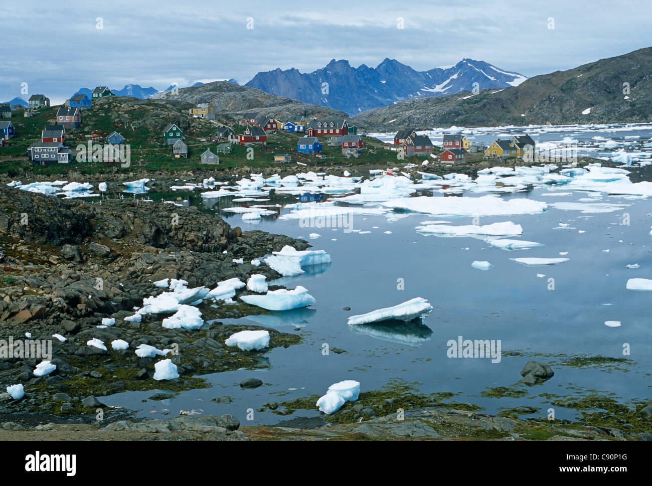 Kulusuk is a small village in East Greenland on the shores of the ...