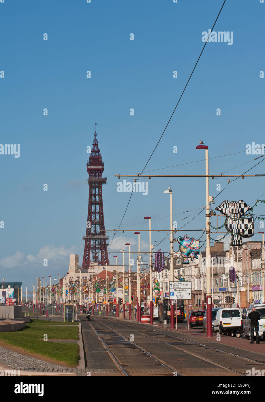 Blackpool Tramway system Stock Photo - Alamy