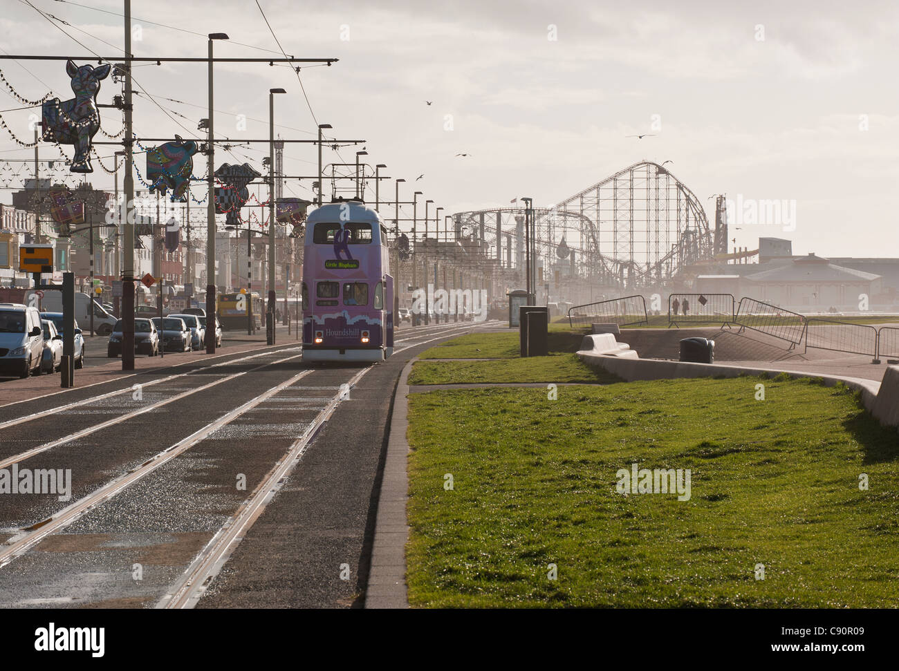 Blackpool Tramway system Stock Photo - Alamy