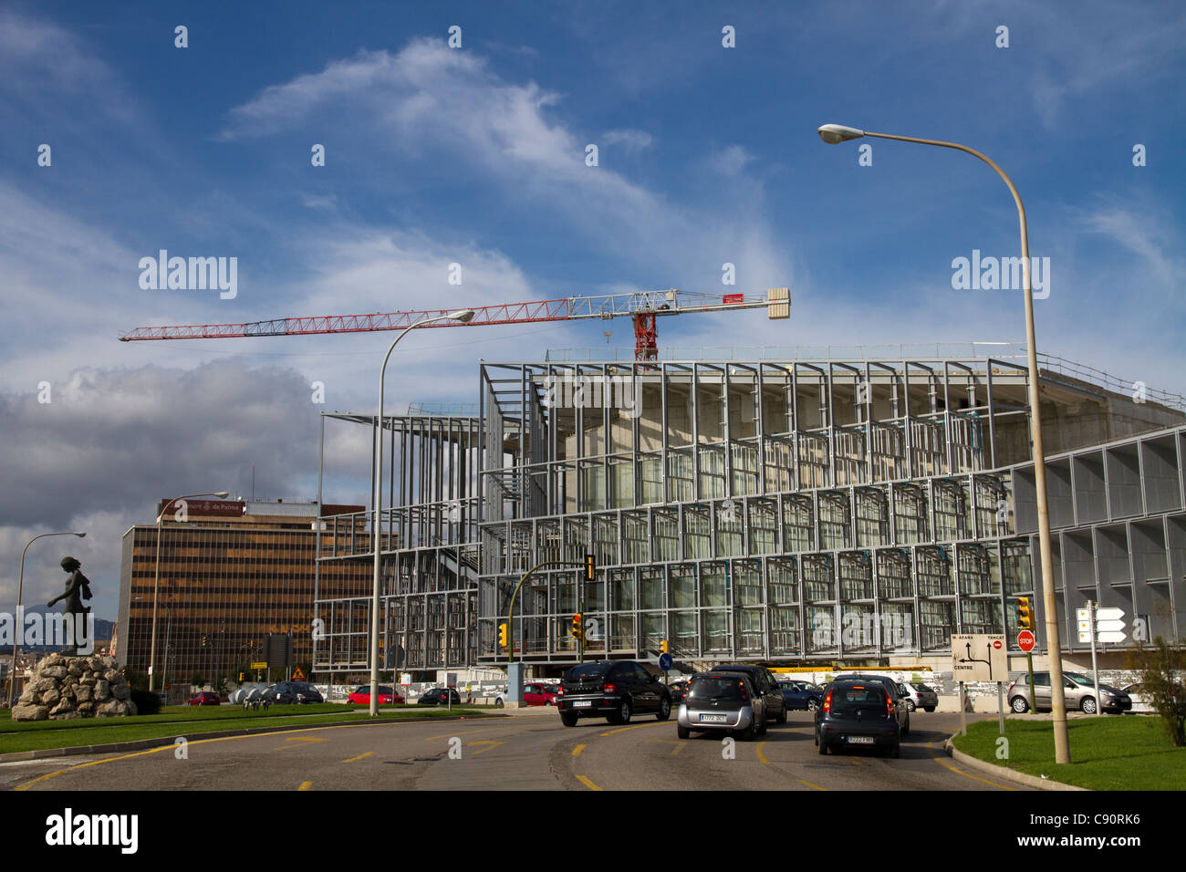 Architecture Steel structure modern building construction edifice for ...