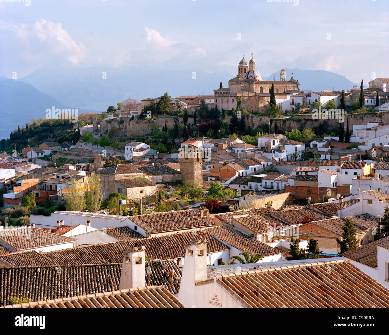 View over the roofs of the old town of Úbeda, Andalusia, Spain Stock ...