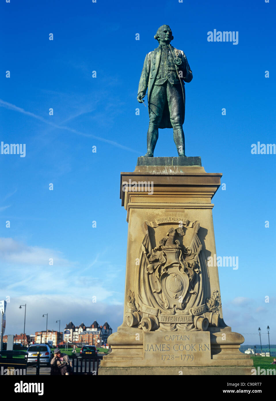 There is a statue of Captain Cook in Whitby at West Cliffe. Captain ...