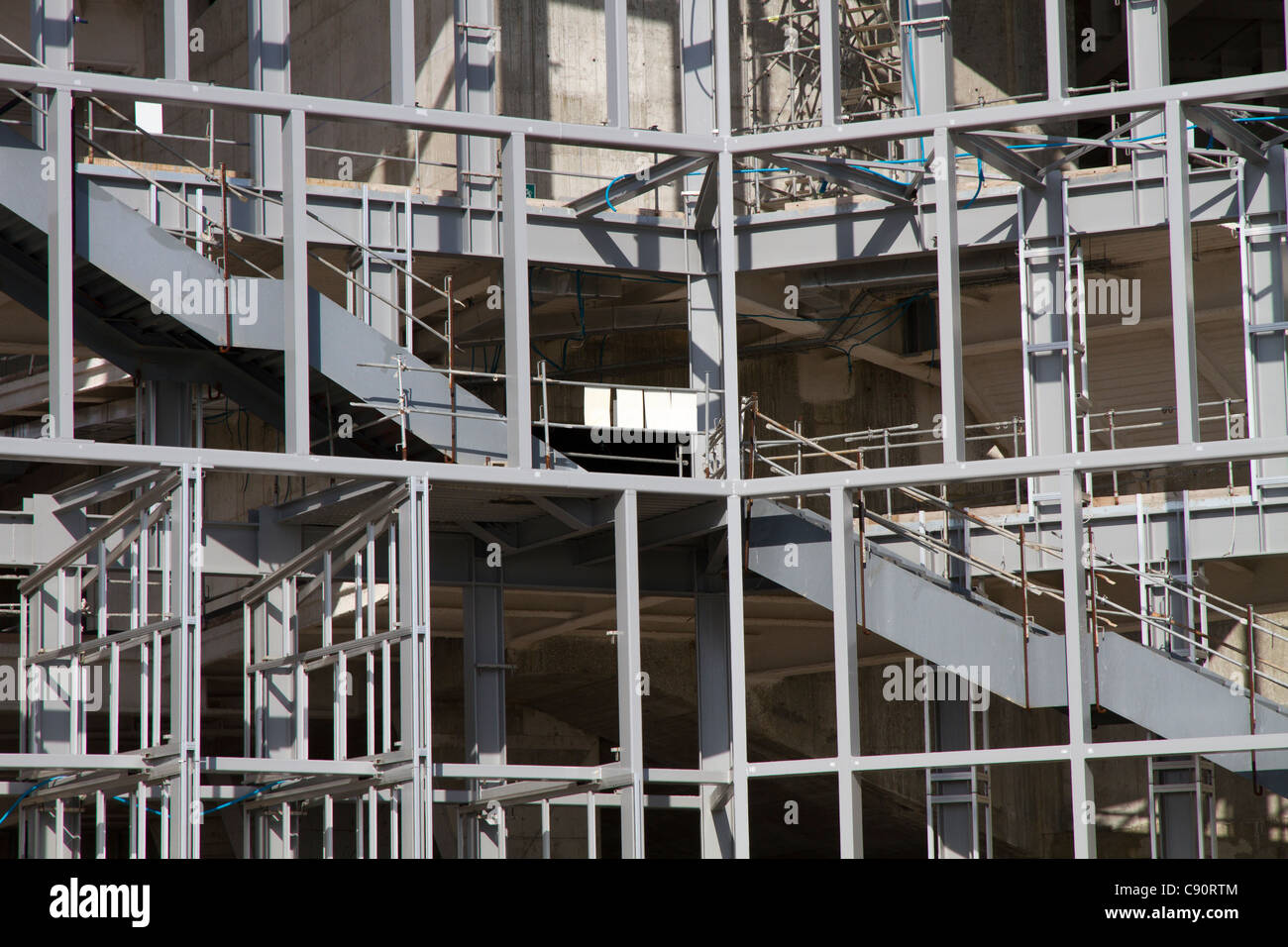 Architecture Steel structure modern building construction edifice for ...