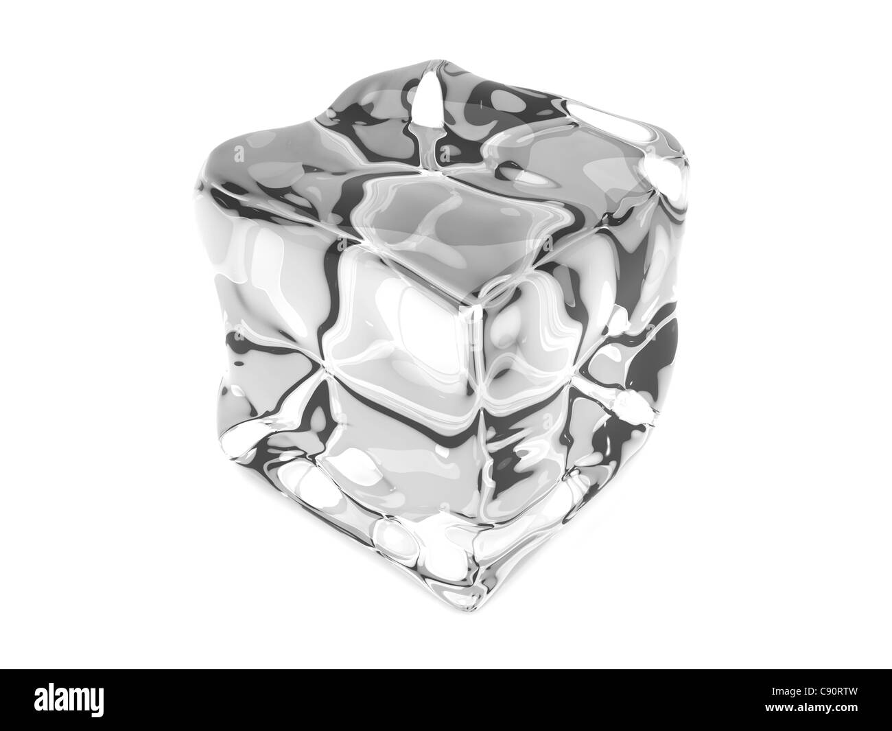 Frozen ice block Black and White Stock Photos & Images - Alamy