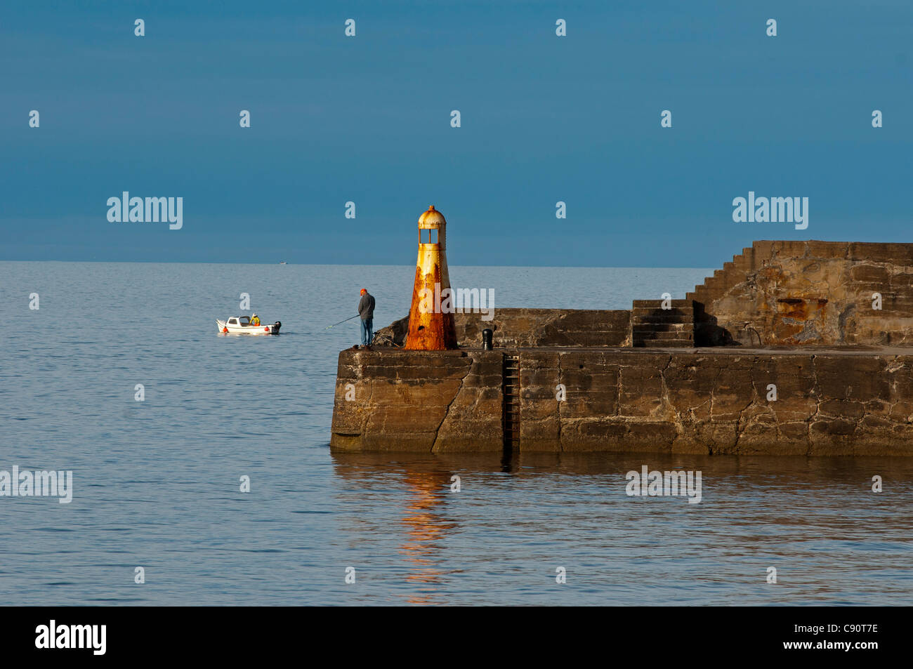 Cullen harbour, Aberdeenshire, Schottland Stock Photo - Alamy