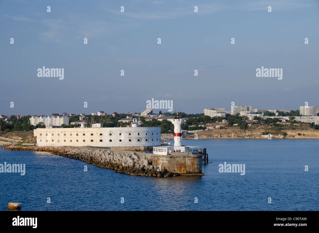 Ukraine, Sevastopol. Harbor area of the Black Sea port Stock Photo - Alamy