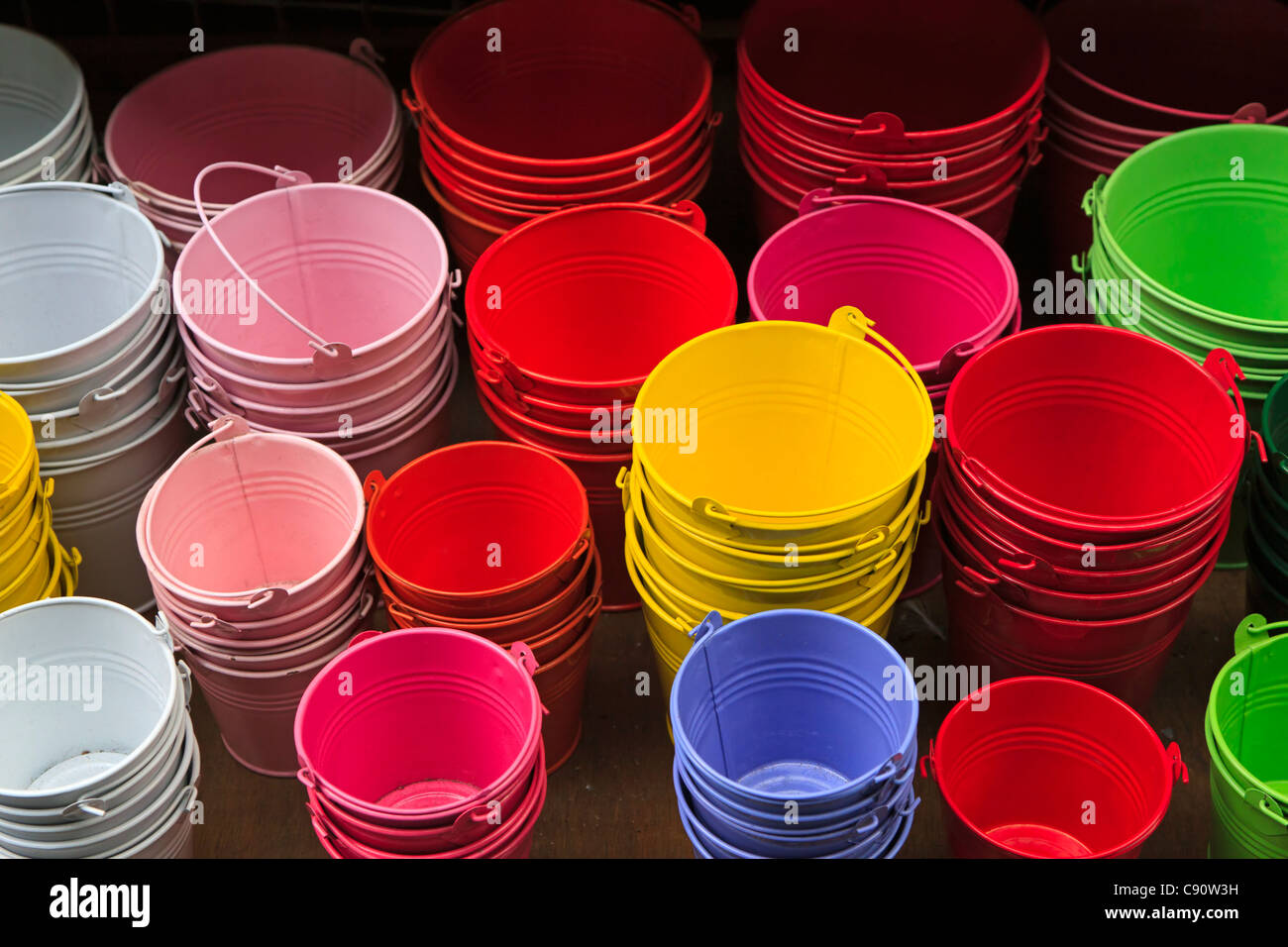 Large small buckets hi-res stock photography and images - Alamy