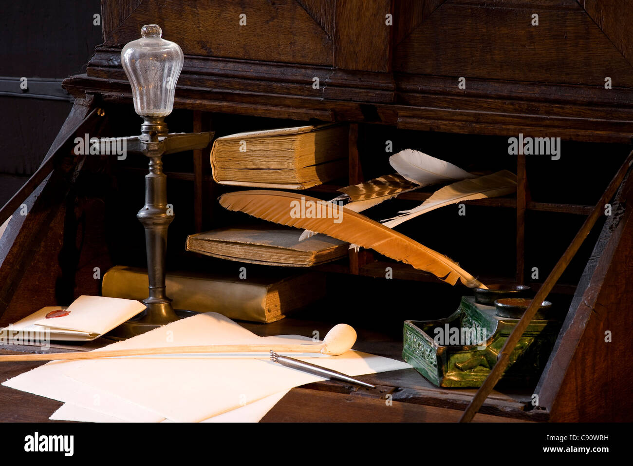 Composing room at Bachhaus, supposable house of Johann Sebastian Bach's ...