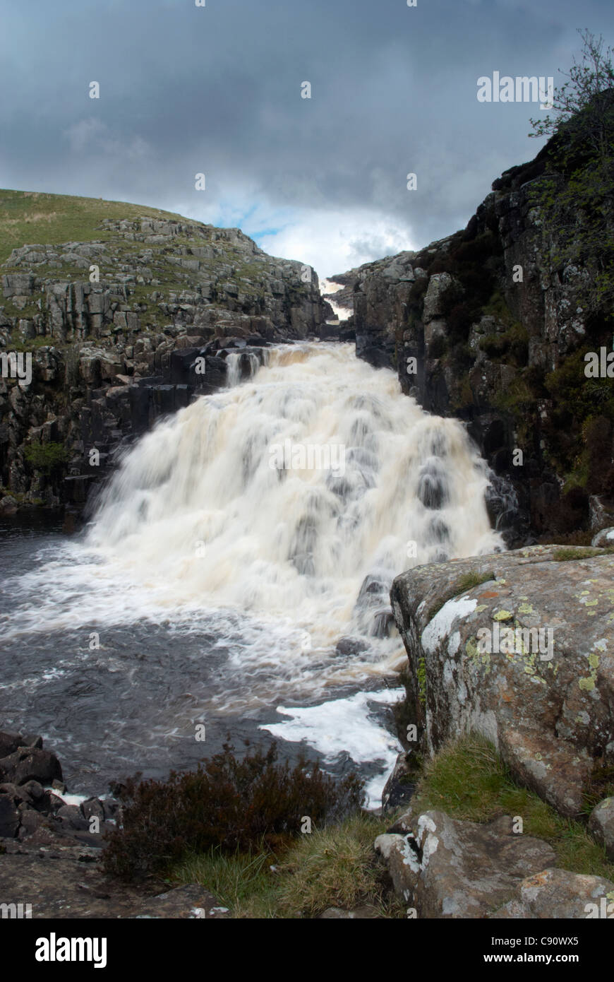 Cauldron Snout waterfall is in the National Nature Reserve of Upper ...