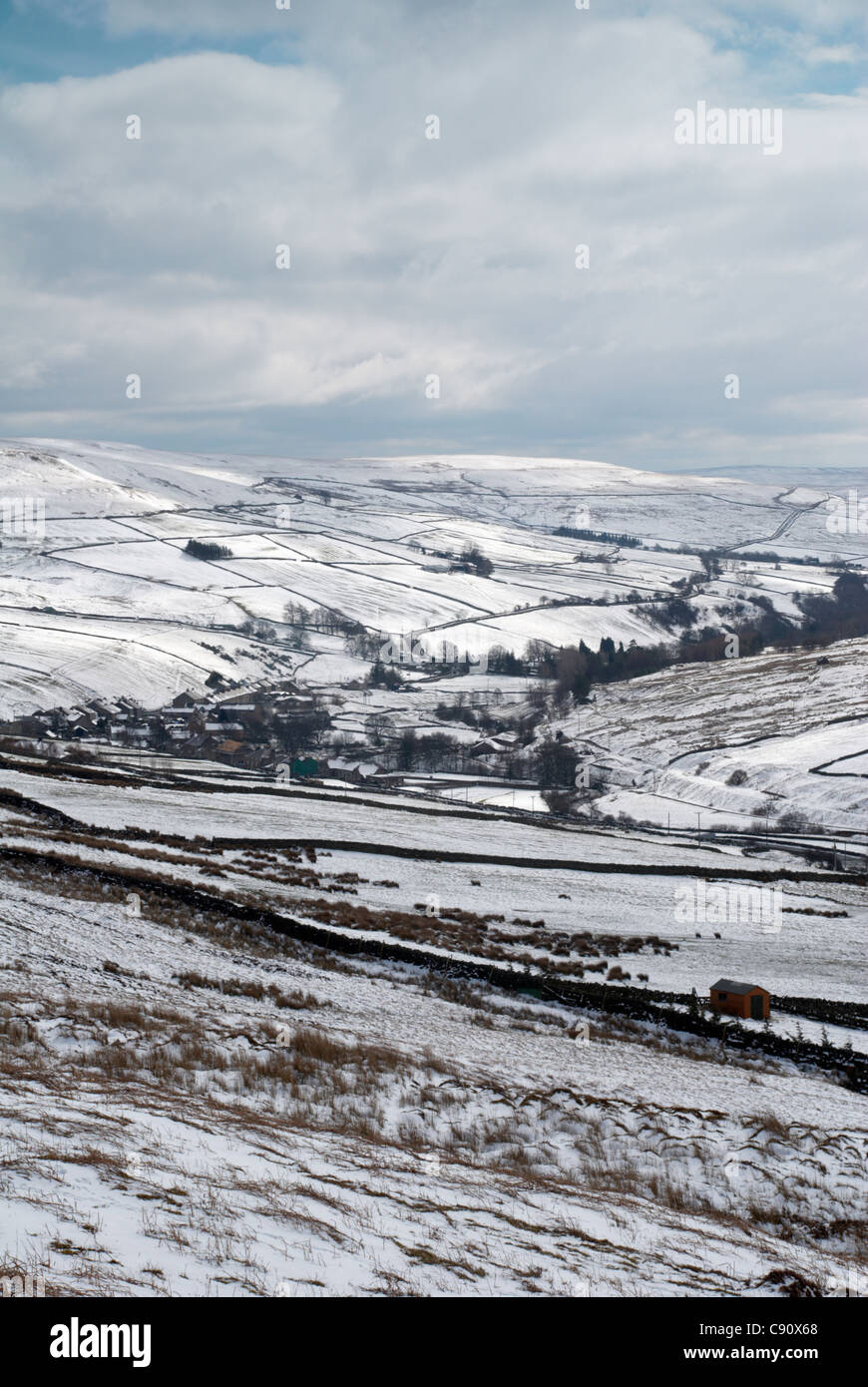 Redburn Common is high on the moors above Weardale valley and the river ...