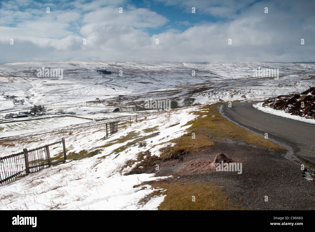 Redburn Common is high on the moors above Weardale valley and the river ...