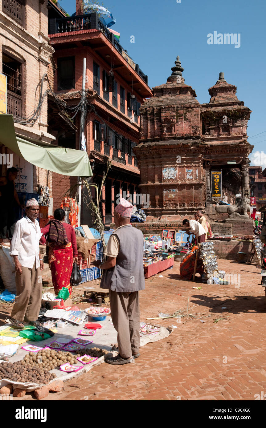 Bhaktapur is a historic city with temples and old buildings at is ...